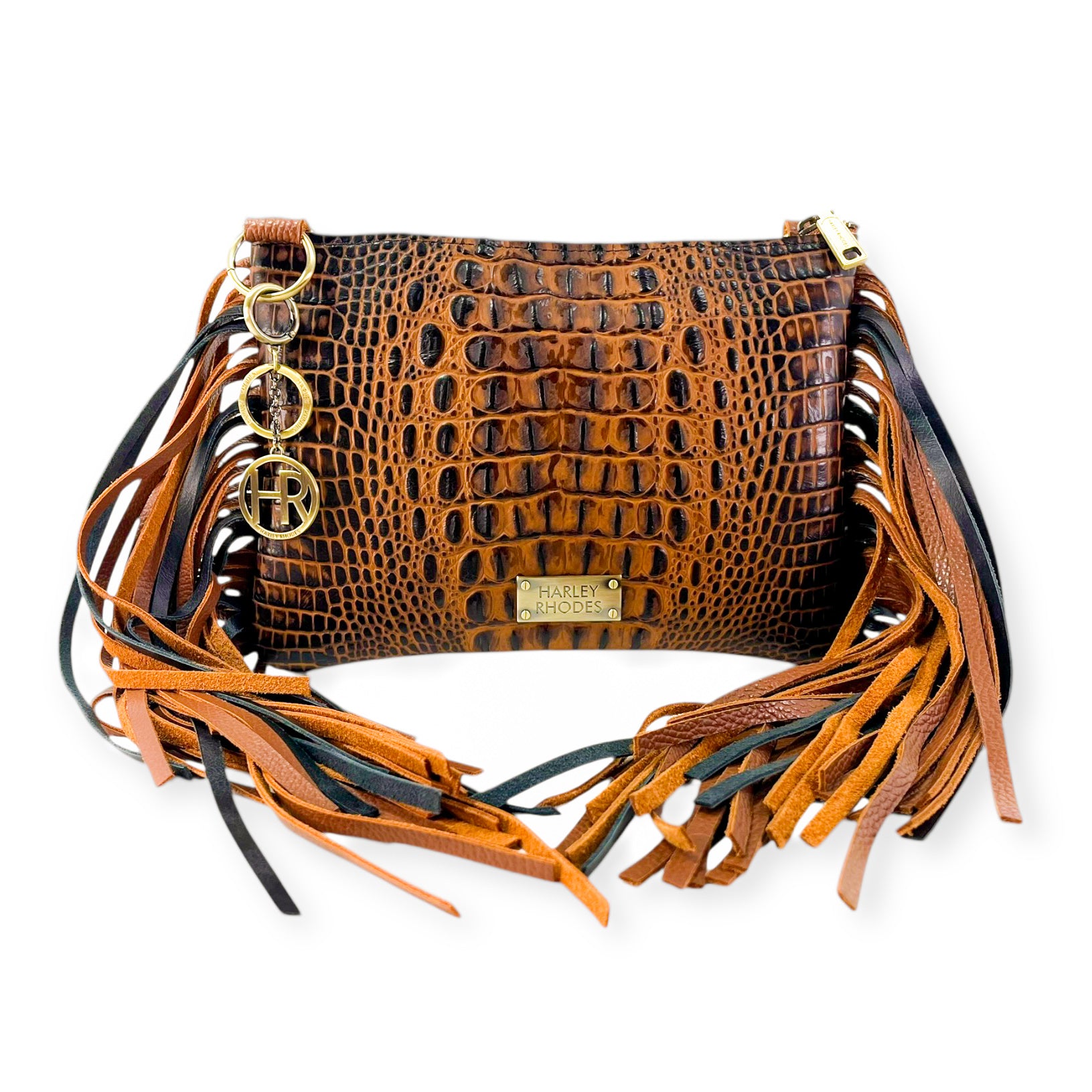 Embossed Leather Patsy Crossbody | Harley Rhodes – Dancing Cactus Designs
